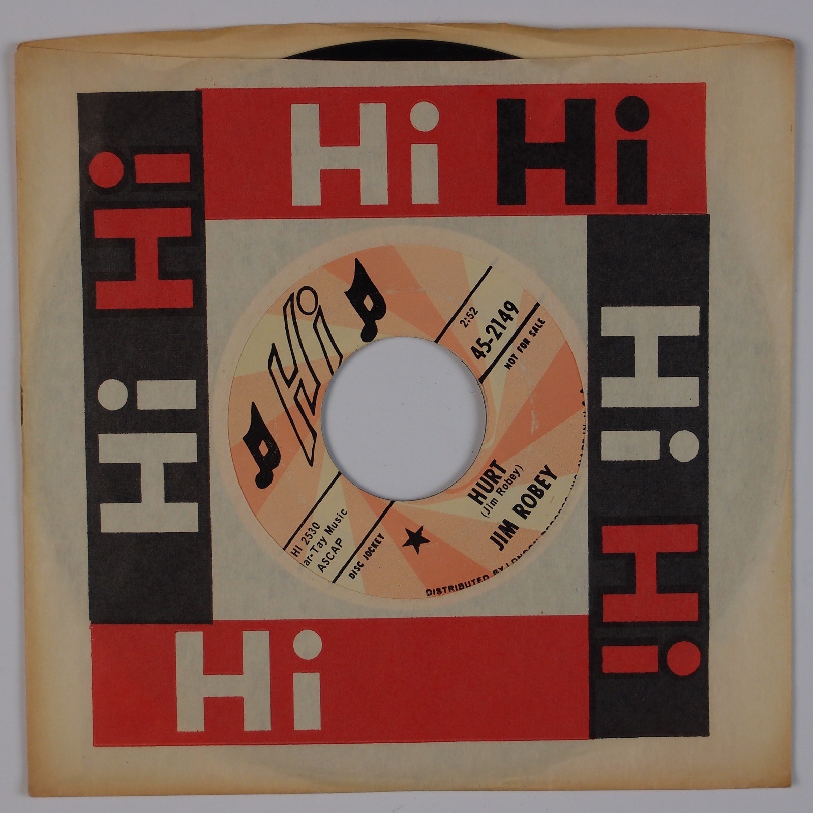 JIM ROBEY: Hurt / Can Feel Every Step USA HI DJ Promo 45 NM- | eBay