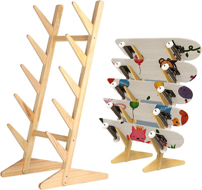 Skateboard Racks Floor Stand, 5-Layer Skateboard Holder,Snowboard ...