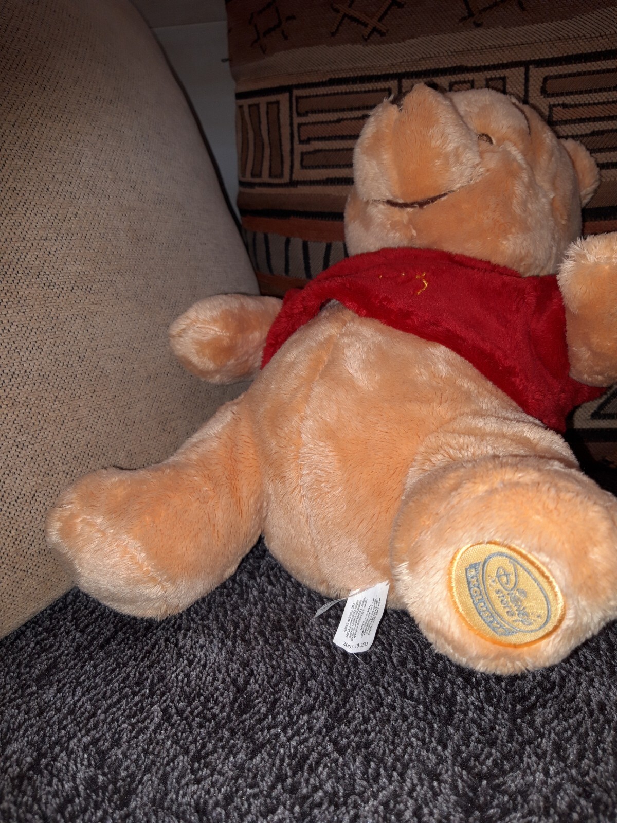 Od/Peluche Doudou Winnie L'ourson Disney Store exclusive TBE douce h. 31cm assis | eBay