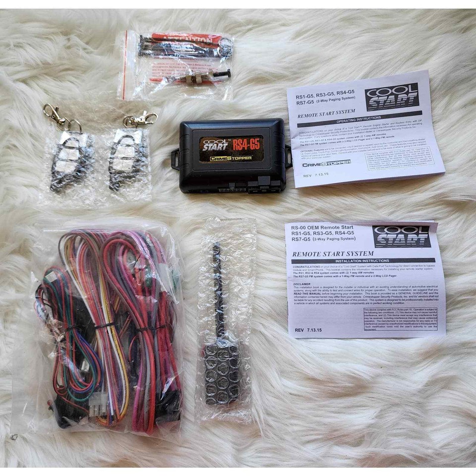 Cool Start Crimestopper - RS-G5 Remote Start System | eBay