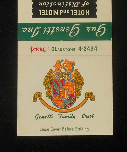 1950s Gus Genetti Hotel and Motel Route 309 Family Crest Hazleton PA ...