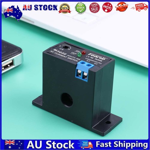 AU Adjustable Normally Open AC Sensing Switch 0.2-30A AC Current Sensor ...