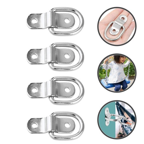 4 Pcs D-type Pull Buckle Tent Wind Rope Buckles Trailer Accessories Tie ...