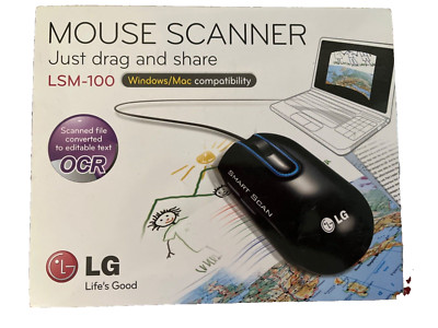 LSM-100 Mouse Scanner LG Smart Scan Brand New Windows PC Mac Compatible ...
