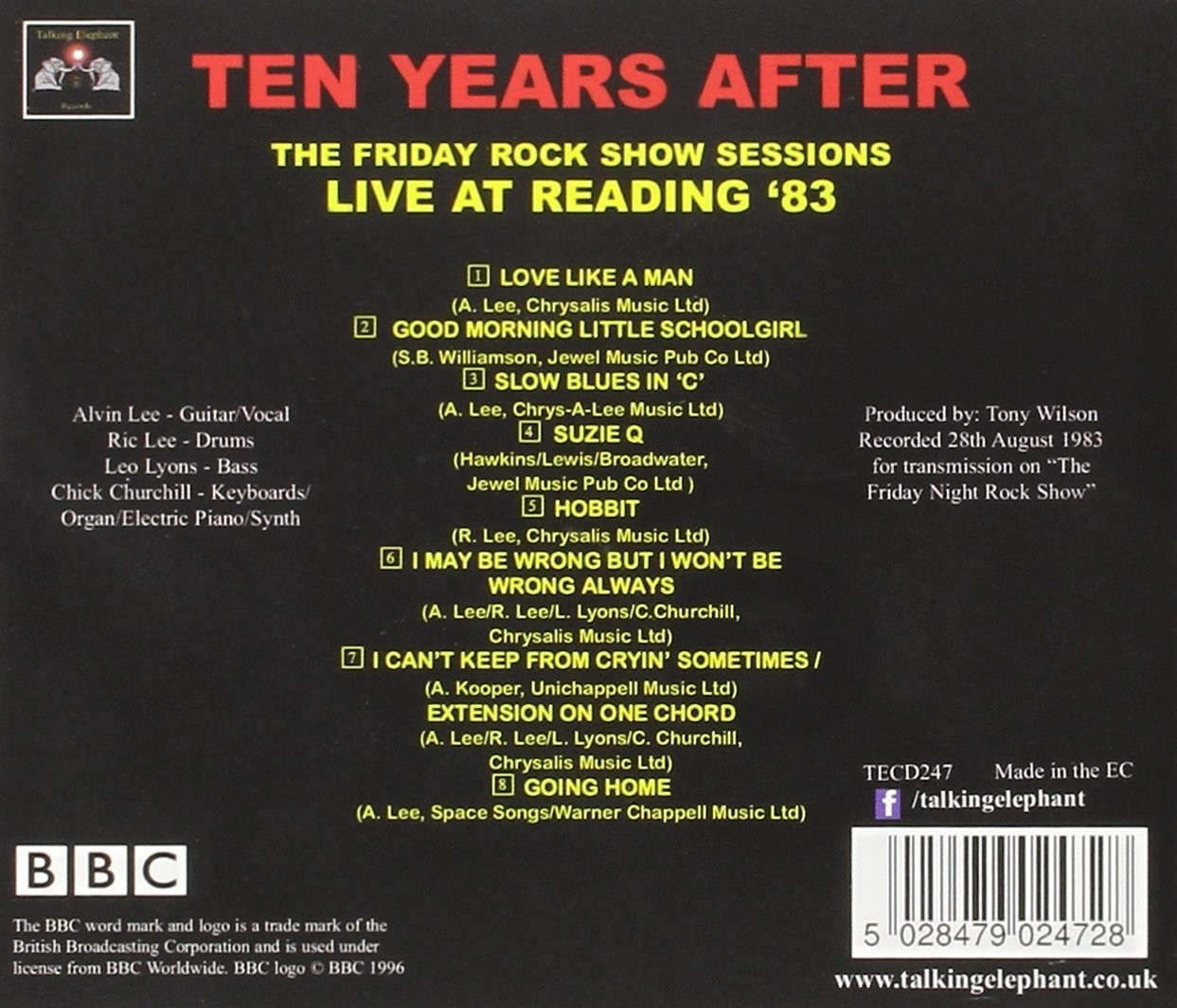 TEN YEARS AFTER - FRIDAY ROCK SHOW SESSIONS CD NEW | eBay