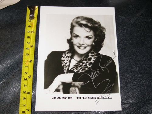 Jane Russell Autographed 5x7 Photo | eBay