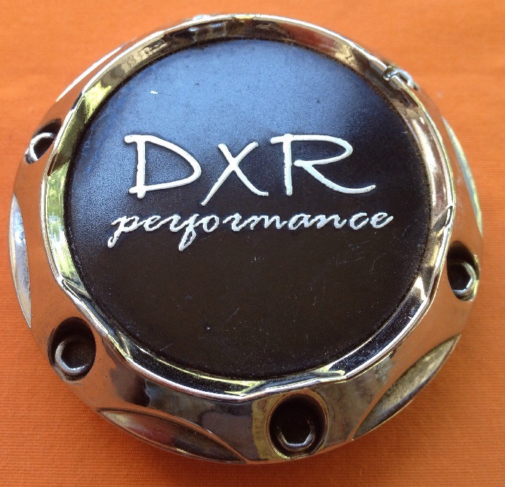 DXR Performance Center Cap Chrome Black Hubcap 241K64 2 1/4" 2 1/4 ...