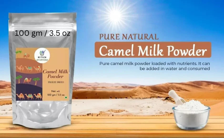 Camel Milk Powder, Pure High Protein & Calcium Nxtgen Ayurveda RAW ...