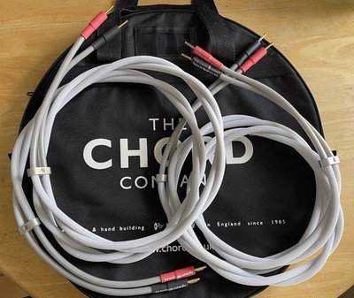 Chord Signature Reference Speaker Cable 2.3m Pair Special Edition White ...