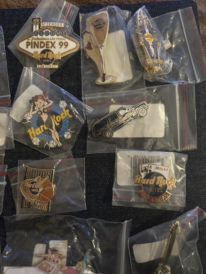 Hard Rock Hotel Las Vegas Pin Lot, Girls, Pindex & Guitar Pins - 12 ...