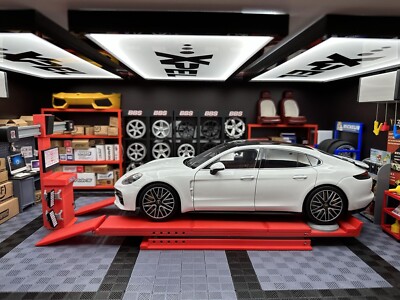 Diorama 1/18 Car Repair Model Set Garage Workshop Tuning Tool Prop ...