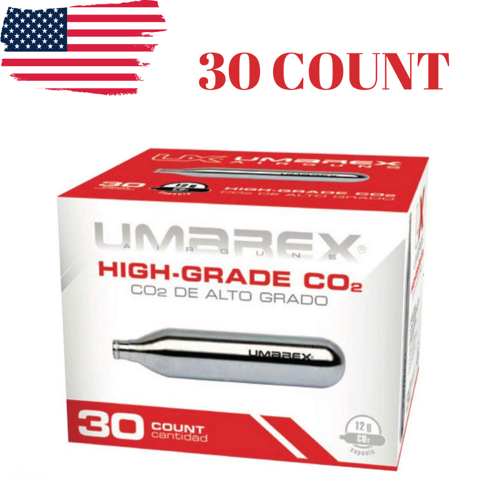 Umarex High-Grade CO2 Cartridges for Pellet Guns, BB Guns and Airsoft ...