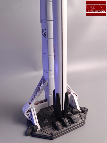 1：200 SpaceX Falcon 9 Dragon Rocket Falconheavy W Launcher Tower Resin ...