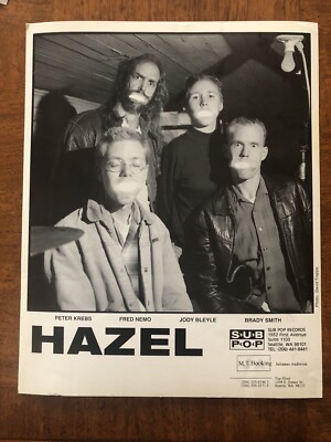 Hazel Indie Music Group Vintage Rare 8x10 Press Photo - Sub Pop | eBay