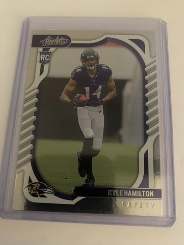 2022 Panini Absolute Kyle Hamilton Rookie Card RC Baltimore Ravens Card ...