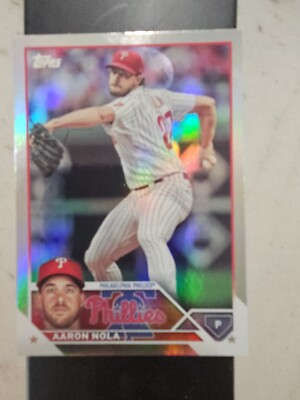 2023 Topps Series 1 #278 Aaron Nola Silver | eBay