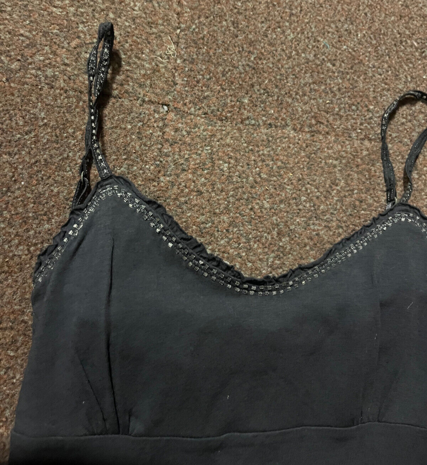 NWT American Eagle Ruffle Shine Cami Tank pretty embellished w shelf ...