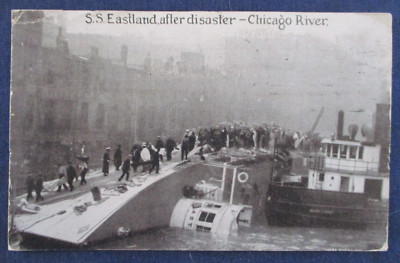 1915 Chicago Illinois Steamer Eastland Disaster Postcard & Message | eBay