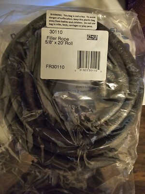 Filler Rope 5/8" X 20' Roll | eBay