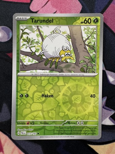 Pokemon Tarundel 017/193 - Entwicklungen in Paldea - Reverse Holo Near ...