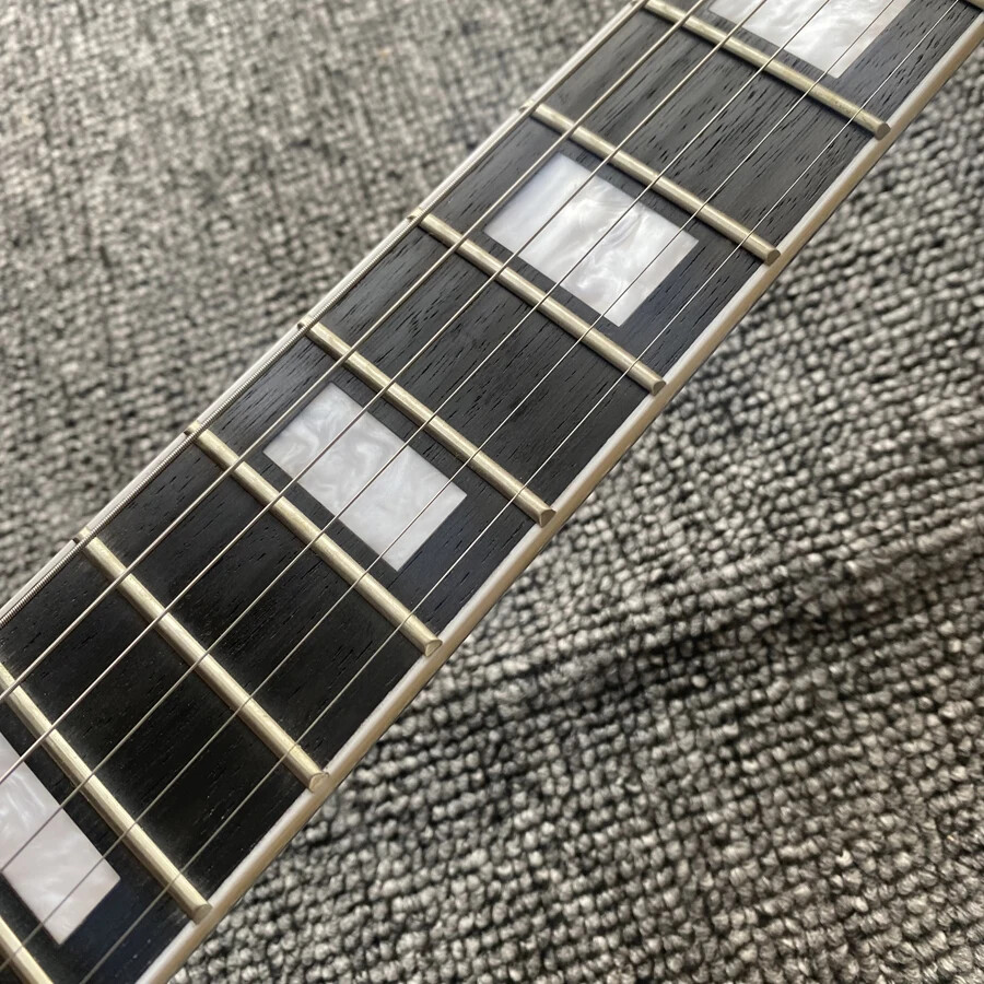 Electric Guitar Flag,Double F-holes,Hollow Body,Chrome Alloy Hardware 6 ...