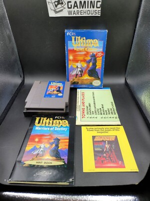Ultima Warriors of Destiny Nintendo NES CIB "Extremely Rare, Excellent ...