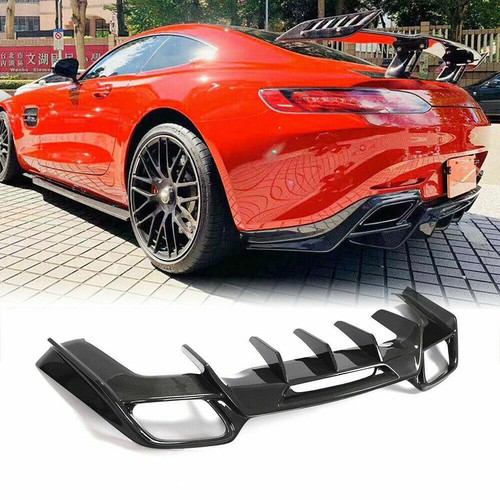 Rear Bumper Lip Diffuser For Mecedes-Benz AMG GT GT S 2015-17 Real ...