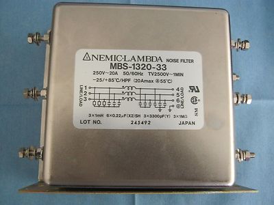 Nemic-Lambda Modèle: Mbw-1320-33-22 Bruit Filtre
