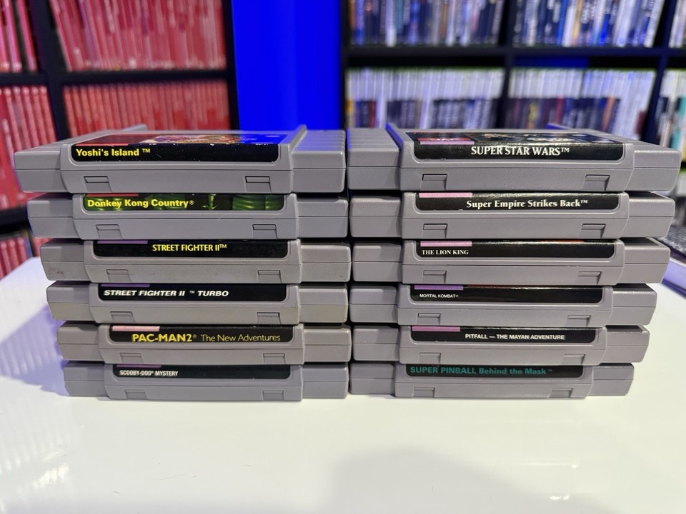 Super Nintendo Game Lot Set of 12 | eBay