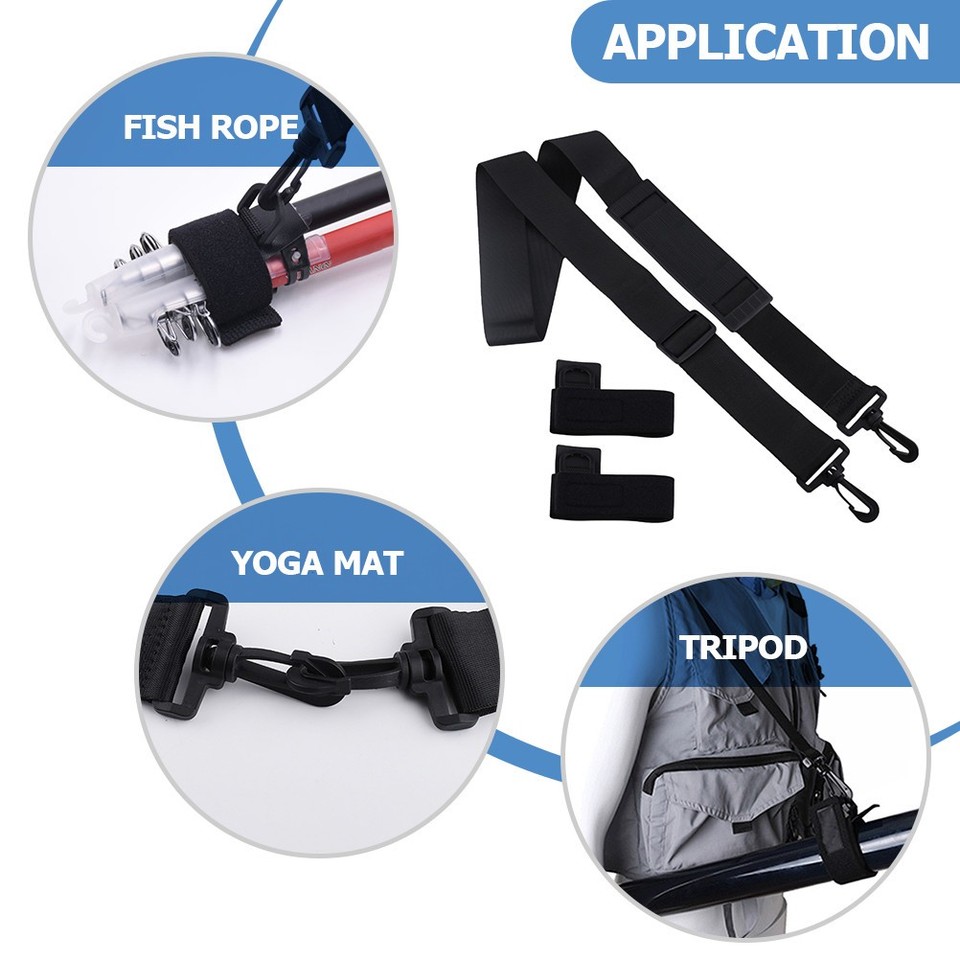 Wearable Fishing Rod Holder Adjustable Belt Securing Straps for Heavy ...