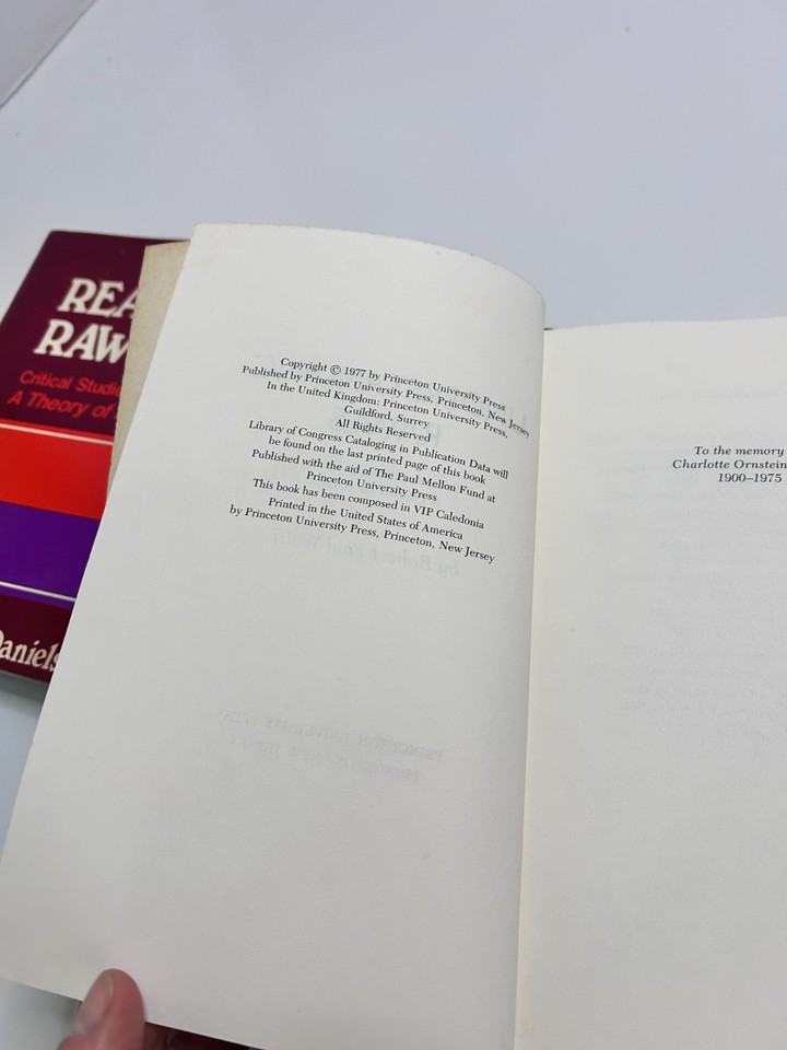 A Theory of Justice John Rawls w/Reading Rawls & Understanding Rawls ...