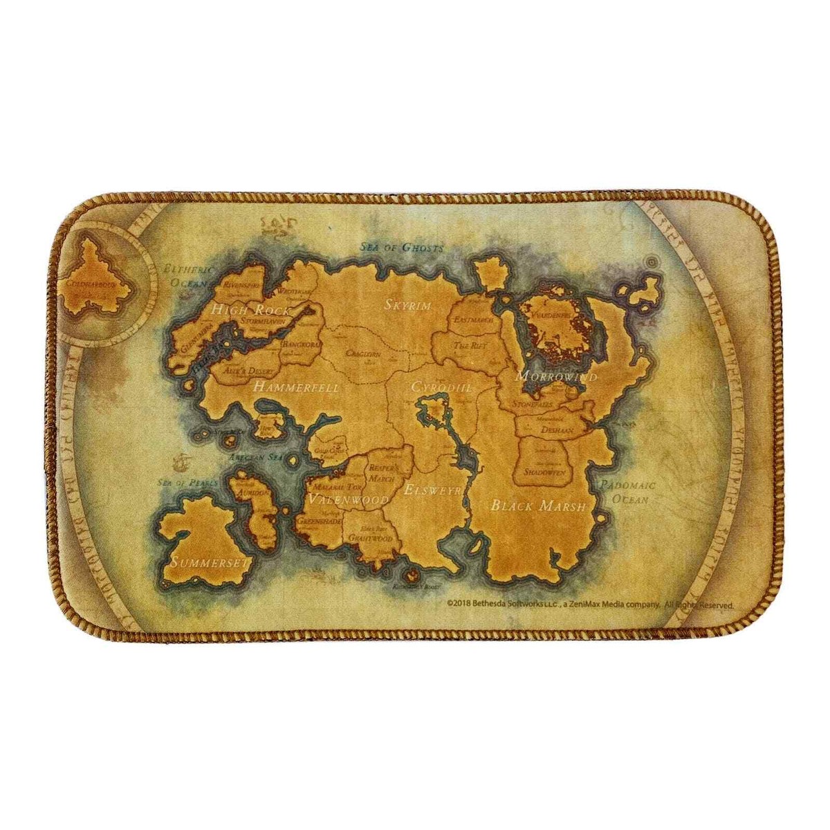 Mapa De Tamriel De Elder Scrolls How Big Elder Scrolls Online's Map Is