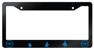 Piplup Bottom Glossy Black Plastic Frame Pokemon | eBay