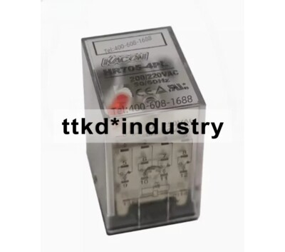 10PCS NEW HR705-4PL-220VAC intermediate relay+KMY4 Base | eBay