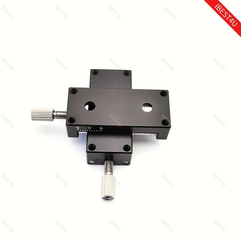 Cross XY Axis Manual Stage Sliding Table Adjust Platform 20*20mm Stroke ...