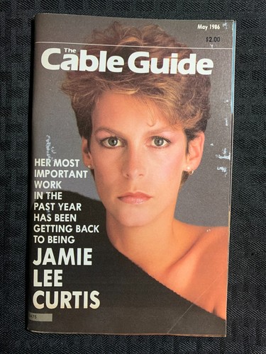 1986 May THE CABLE TV GUIDE Magazine FN 6.0 Jamie Lee Curtis ...