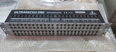 Lot 2 of Behringer Ultrapatch Pro PX3000 Balanced Patchbay Make Offers ...