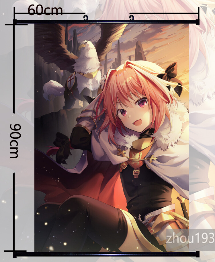 Anime Fate/Grand Order Astolfo Wall Scroll Poster Home Decor Gift 60 ...