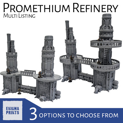Promethium Refinery | Smoke & Steel | Industrial Terrain Scenery for ...