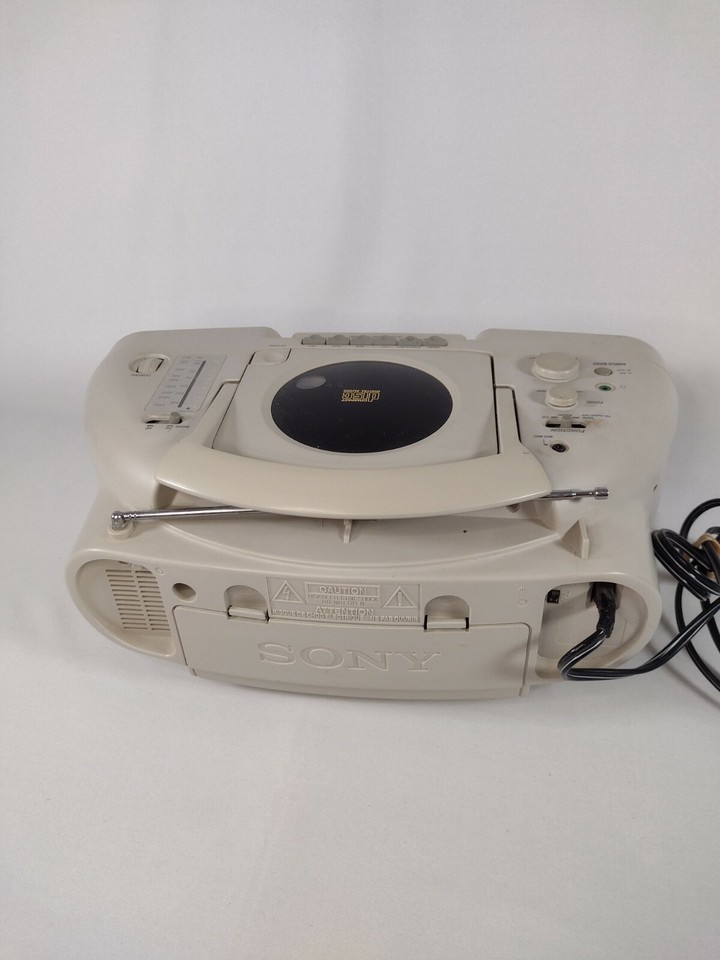 Sony CFD-21 AM/FM Radio CD Player Cassette-Corder Boombox | CD Player ...