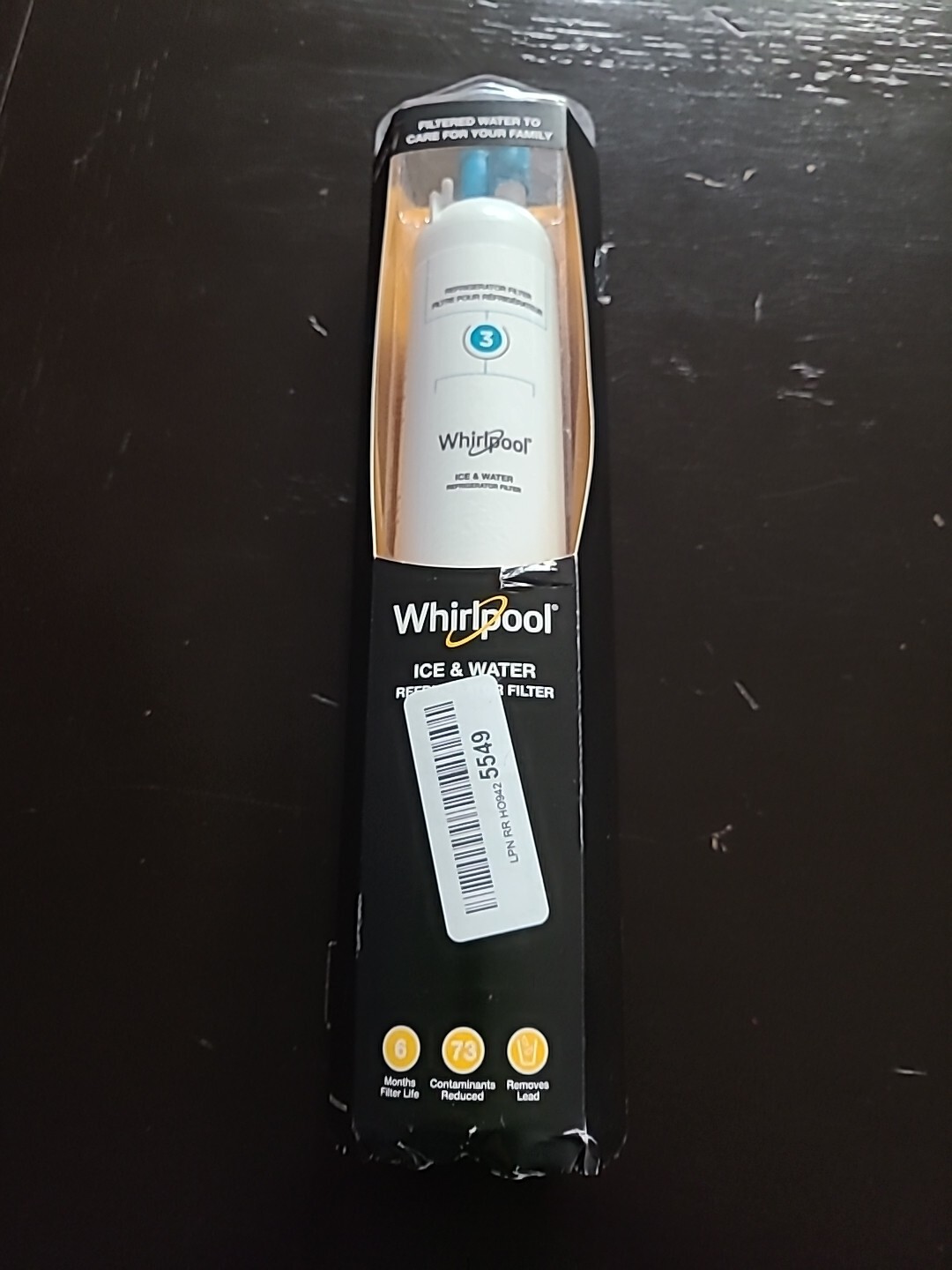 Whirlpool Refrigerator Ice and Water Filter 3 - WHR3RXD1 Single-Pack ...