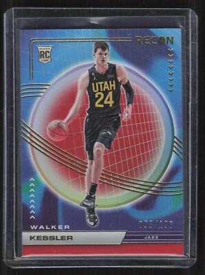 2022-23 Panini Recon Walker Kessler #222 Rookie Red Holo Foil /199 | eBay