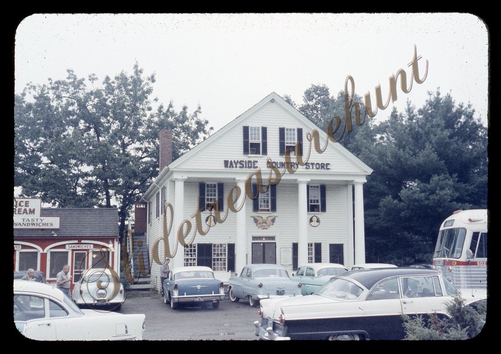 Wayside Country Store Marlborough Massachusetts 35mm Slide 1950s Cars ...