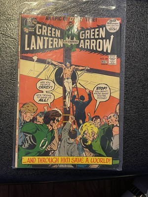 GREEN LANTERN #89 1972 Classic cover art by Neal Adams! GREEN ARROW ...