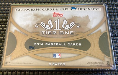 2014 Topps Tier One Baseball Hobby Box - USPS Priority Shipping | eBay