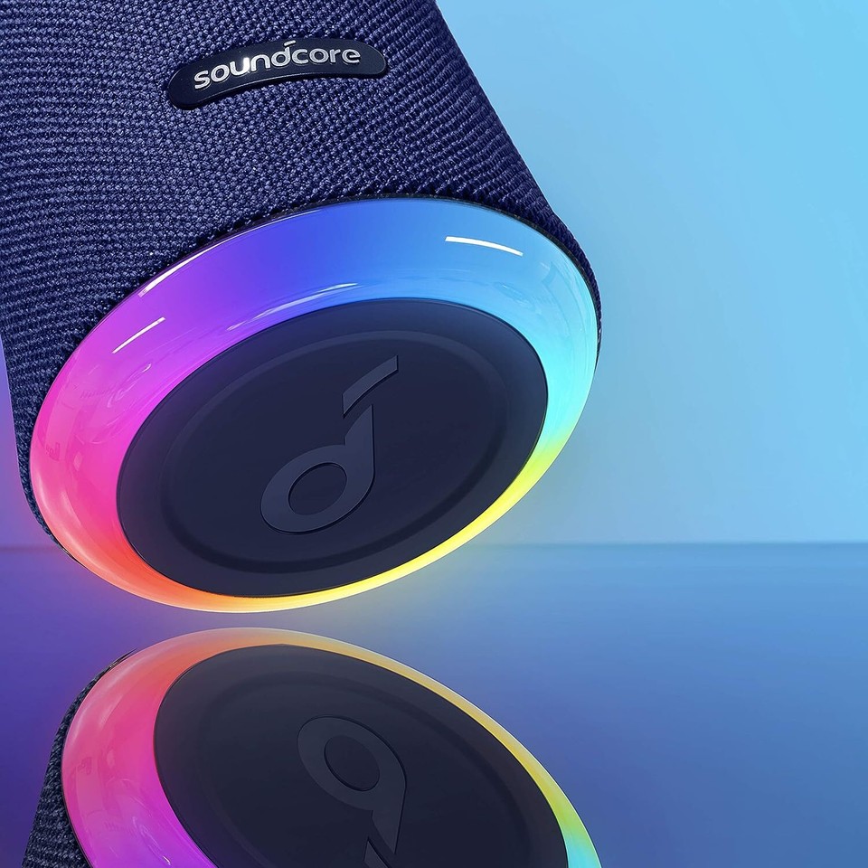 Soundcore Flare 2 Bluetooth Speaker Outdoor LED Party Speaker 360 ...