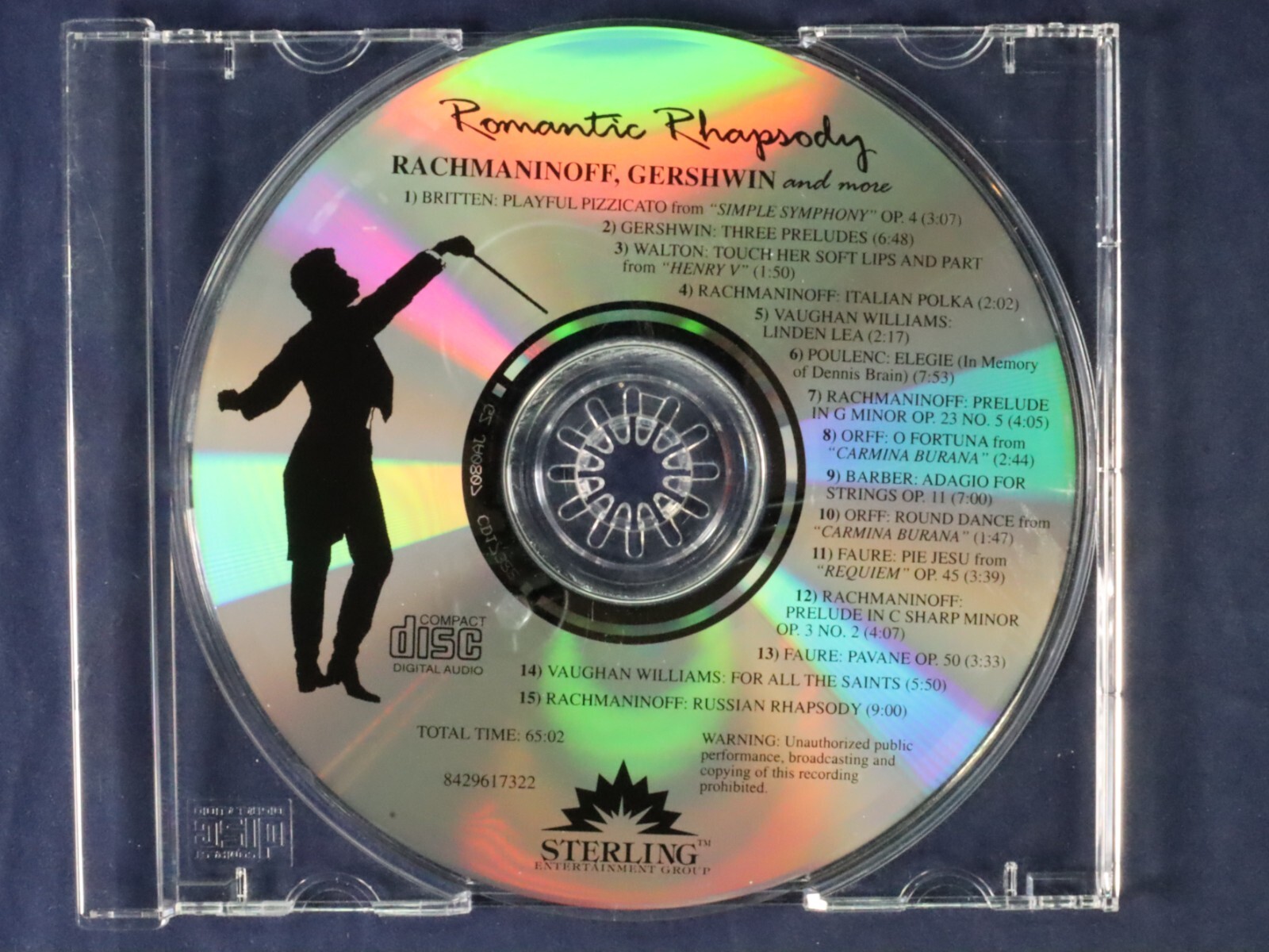 Romantic Rhapsody: Rachmaninoff, Gershwin and More {CD Disc Only} | eBay