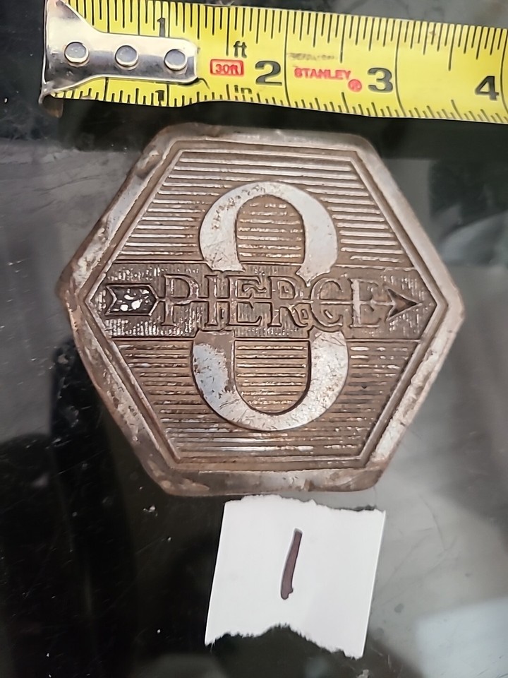 VINTAGE 1920S 30S PIERCE ARROW 8 TRUCK ALUMINUM EMBLEM OEM | eBay