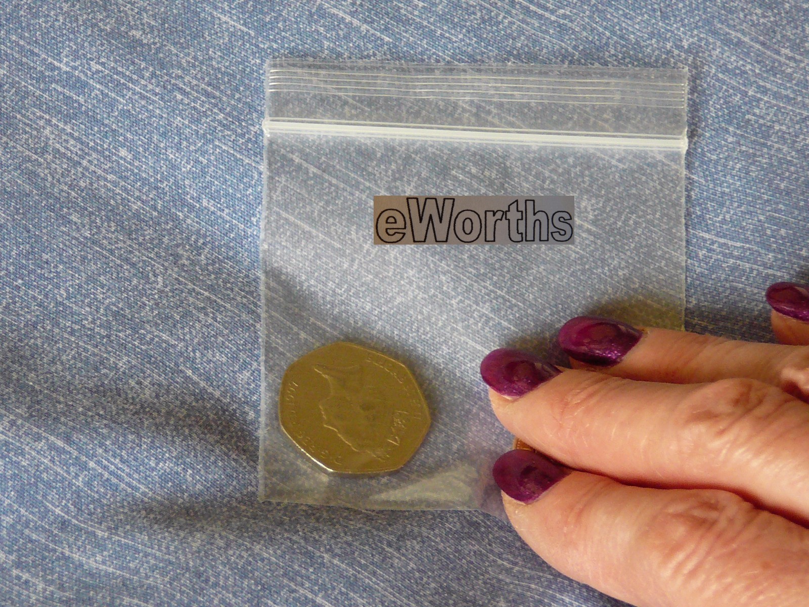 Split Coin Illusion, £2.00 Version, Cool Bag....Coin in Bag, Magic ...