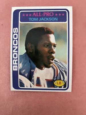 1978 Topps #240 Denver Broncos Tom Jackson Rookie NRMT MINT CONDITION ...